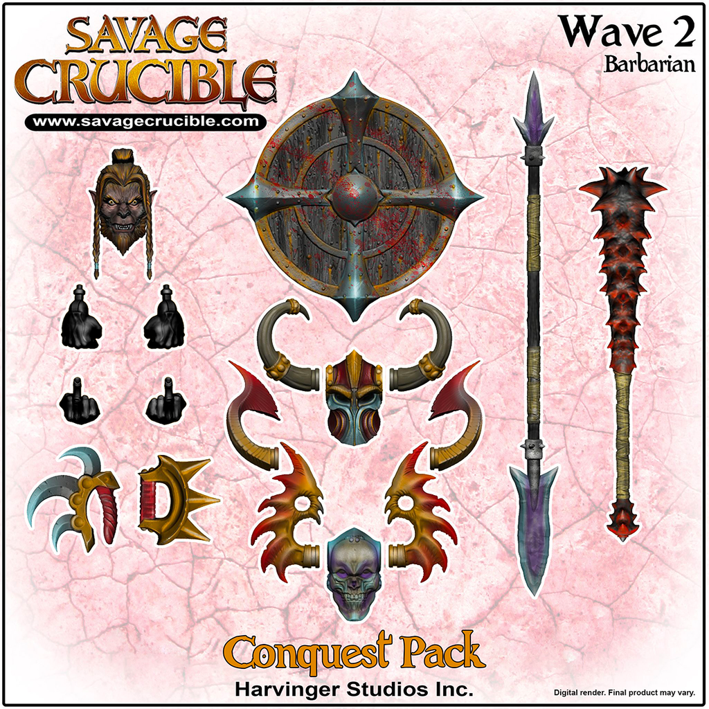 Savage Crucible Conquest Accessory Pack — Chubzzy Wubzzy Toys ...
