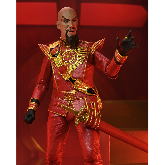 Flash Gordon (1980) Ultimate Ming (Red Military Outfit) 7-Inch Scale A ...