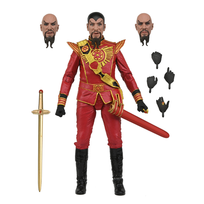 Flash Gordon (1980) Ultimate Ming (Red Military Outfit) 7-Inch Scale A ...