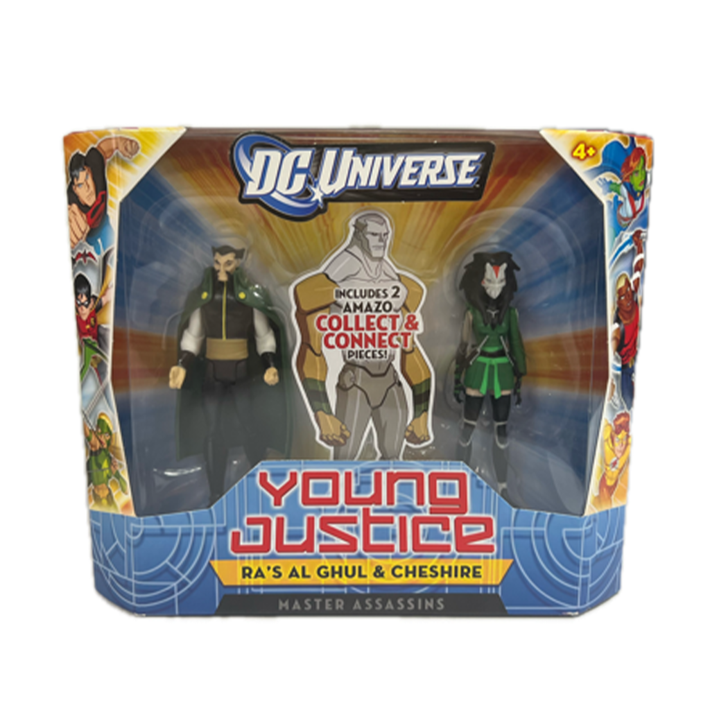 DC Universe Young Justice Ra's Al Ghul and Cheshire Action Figure 2-Pa ...