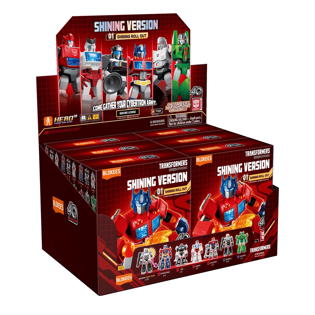 Blokees Transformers Shining Version 01 Shining Roll Out Box (6 Indivi ...