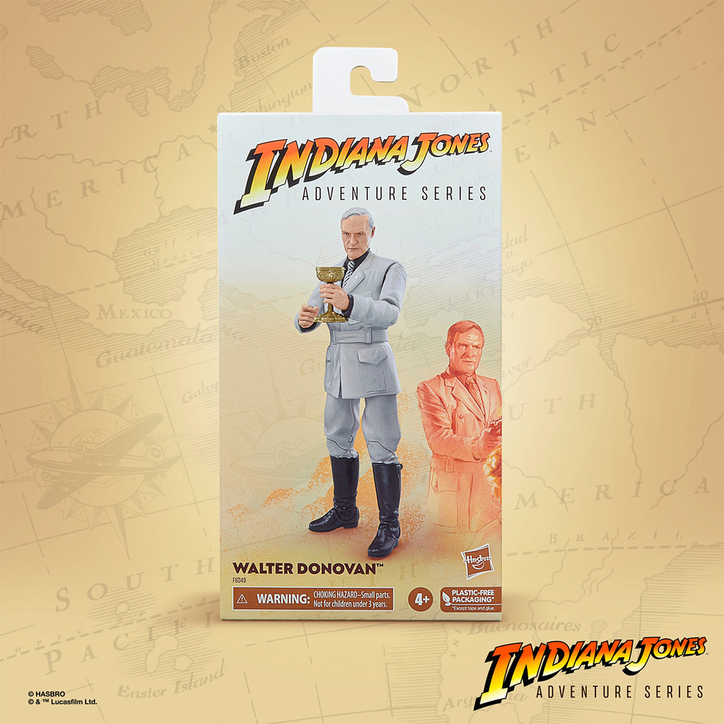 Indiana Jones Adventure Series Walter Donovan 6-Inch Scale Action Figu ...