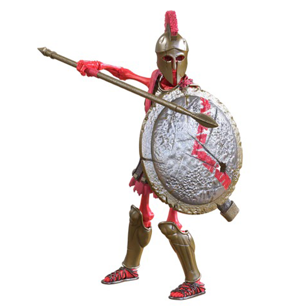 Epic H.A.C.K.S. Spartan Ancient Warrior Skeleton 6-Inch Action Figure ...