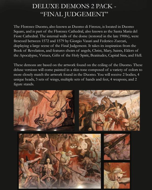 Biblical Adventures Demons (Last Judgement) Deluxe 1/12 Scale Figure 2 ...