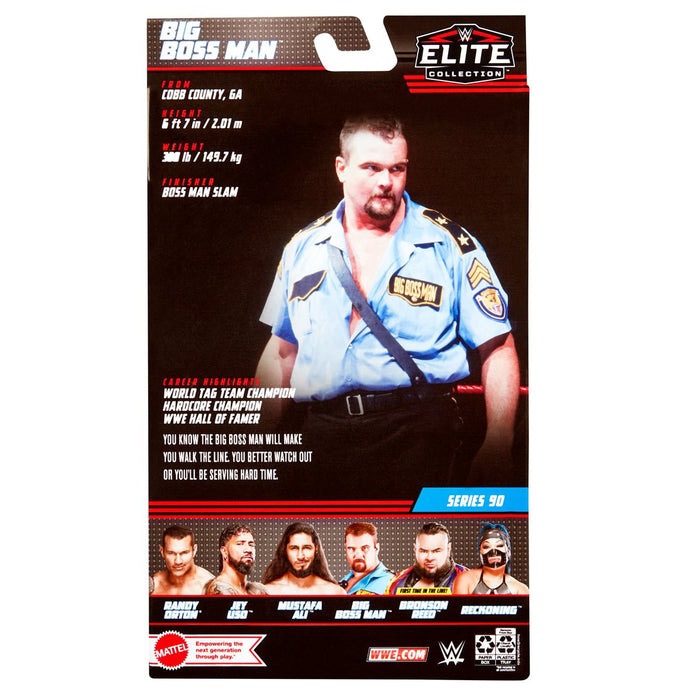 WWE Elite Collection Series 90 Big Boss Man Action Figure — Chubzzy ...