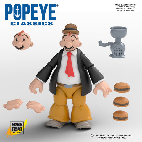 Popeye Classics - J. Wellington Wimpy Figure — Chubzzy Wubzzy Toys ...
