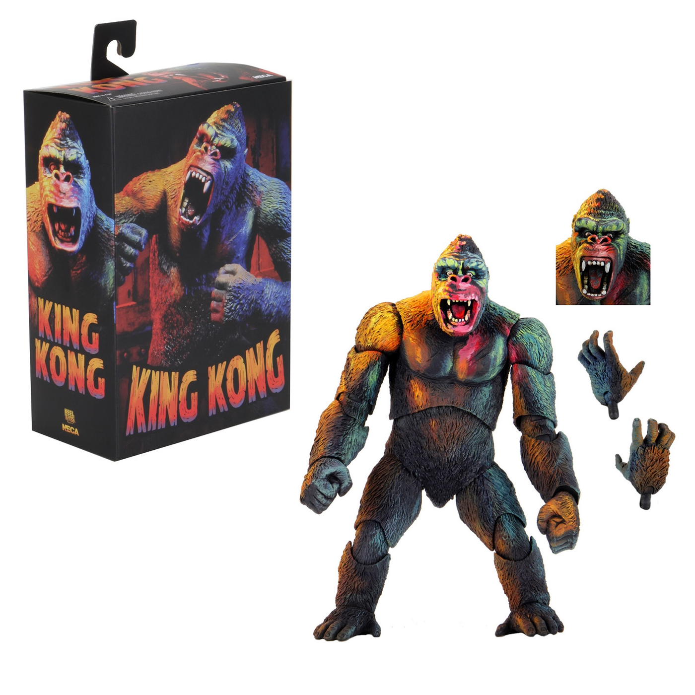 King Kong – Ultimate King Kong (Illustrated) 7-Inch Scale Action Figur ...