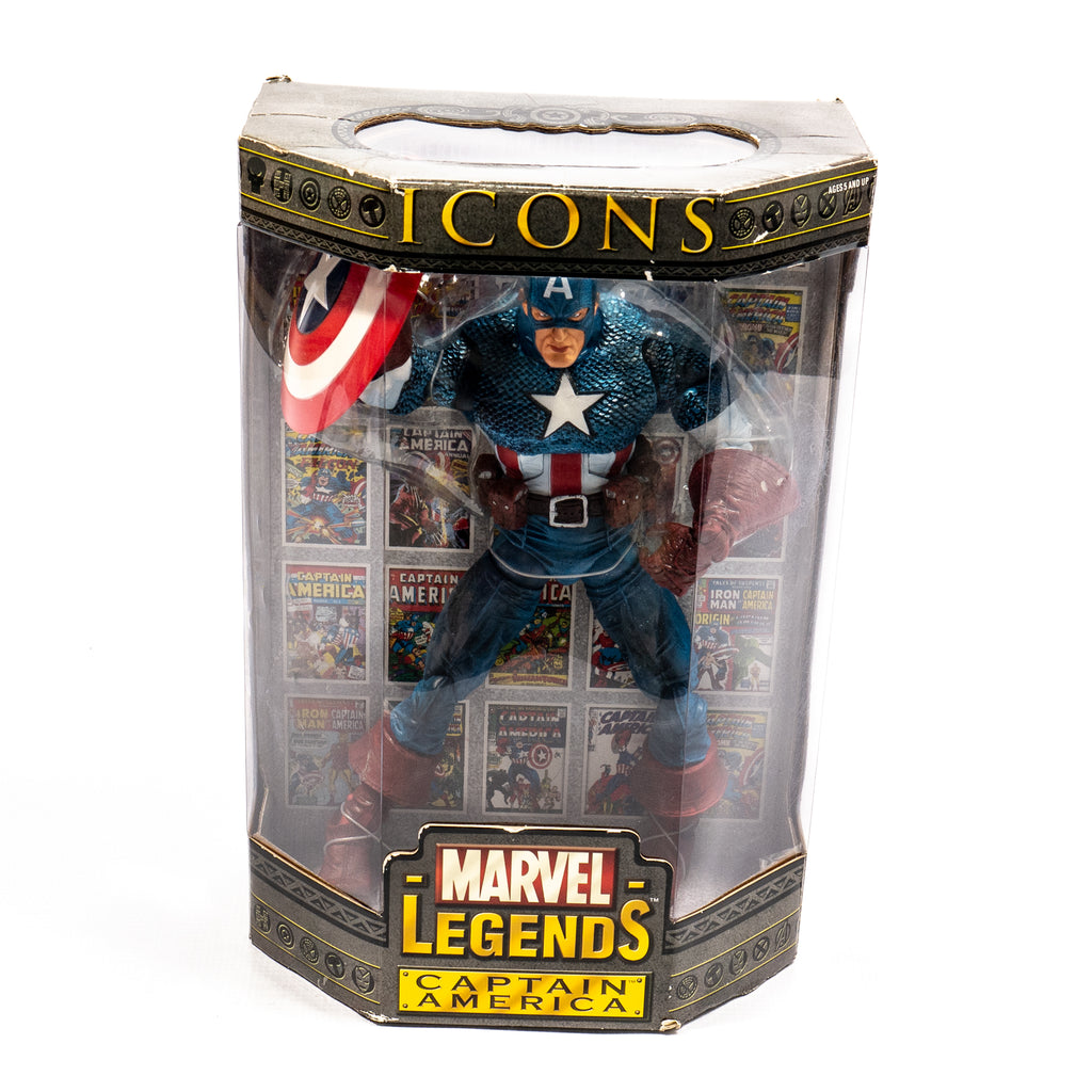Marvel Legends Icons Series 1: Masked Captain America 12" Action Figur ...